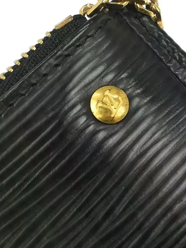 LOUIS VUITTON Textured Key Pouch
