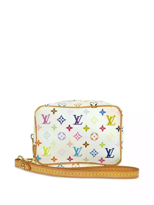 LOUIS VUITTON 2005 Multicolour Pouch Bag - White