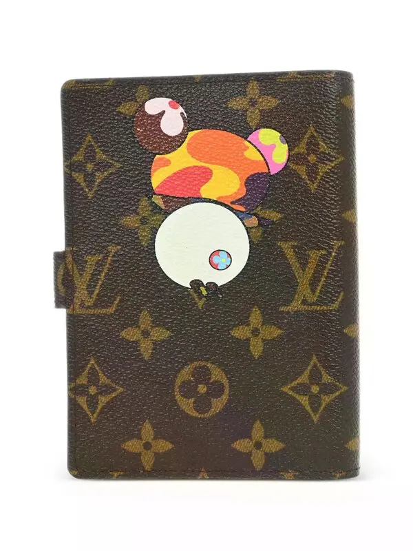 LOUIS VUITTON 2007 X Takashi Murakami Agenda Pm Notebook - Brown