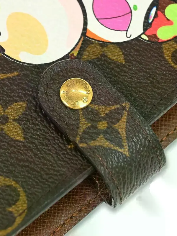 LOUIS VUITTON 2007 X Takashi Murakami Agenda Pm Notebook - Brown