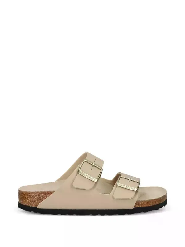 BIRKENSTOCK Arizona Buckle-strap Slides - Neutrals