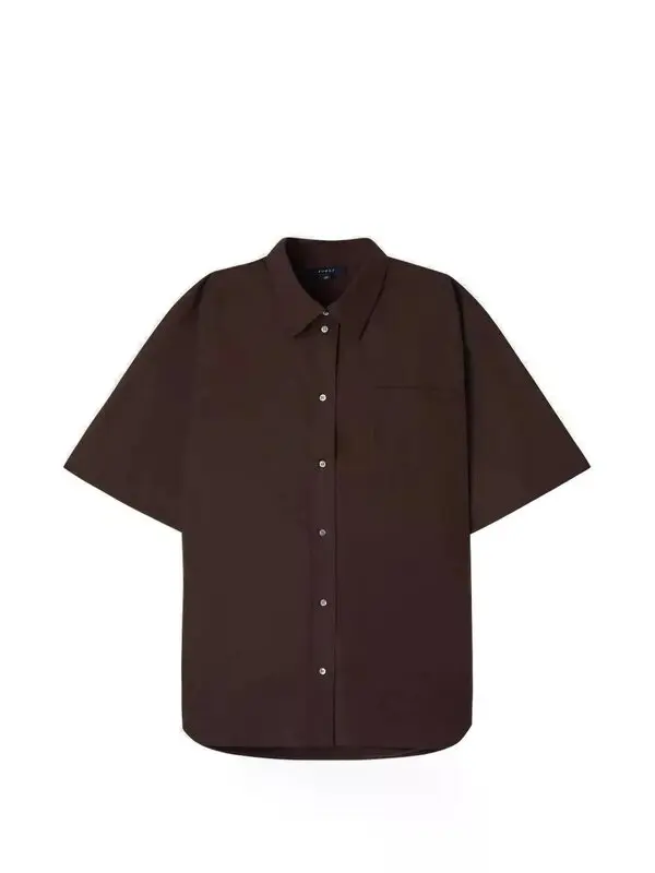 Soeur Bobbie Short-sleeve Shirt - Brown