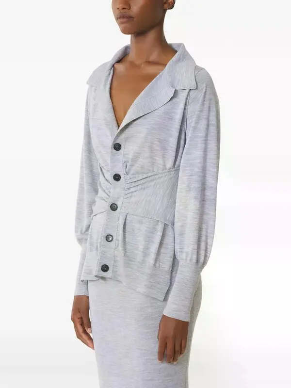 LANVIN Button Long-sleeve Cardigan