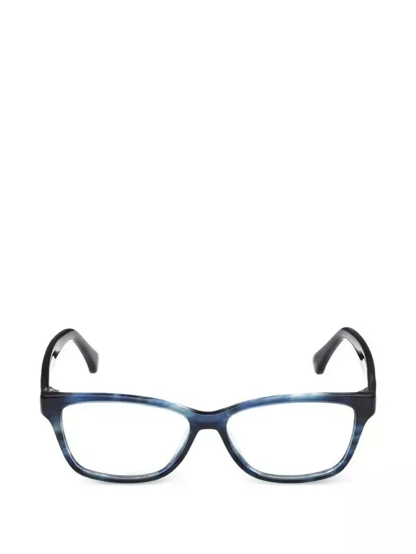 Max Mara Rectangle-frame Glasses - Blue