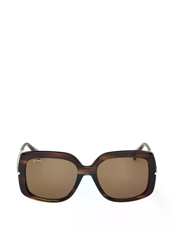 Max Mara Square-frame Sunglasses - Brown