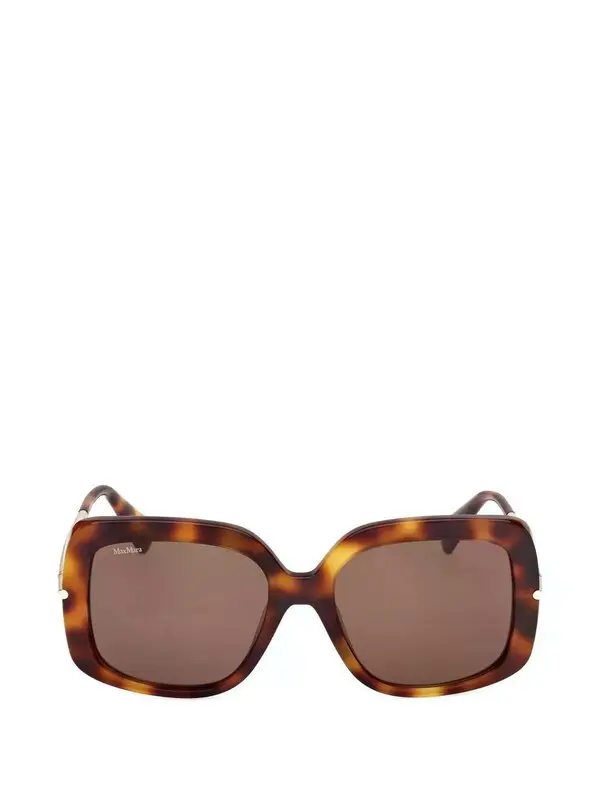 Max Mara Square-frame Sunglasses - Brown