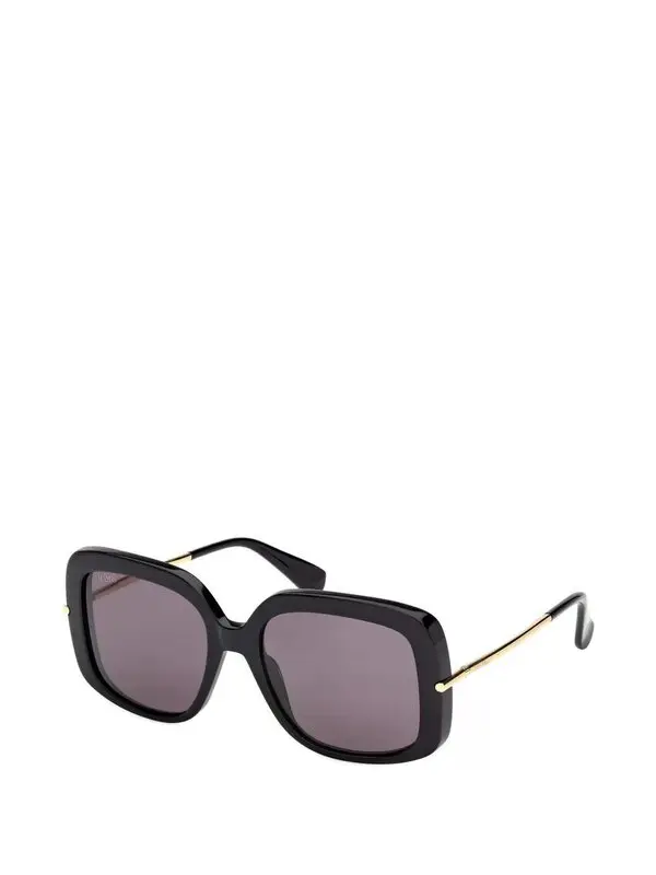 Max Mara Square-frame Sunglasses - Black