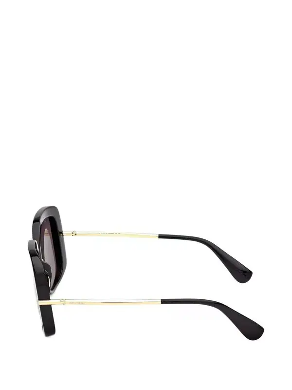 Max Mara Square-frame Sunglasses - Black
