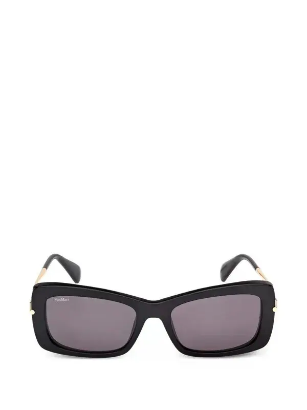 Max Mara Rectangular-frame Sunglasses - Black