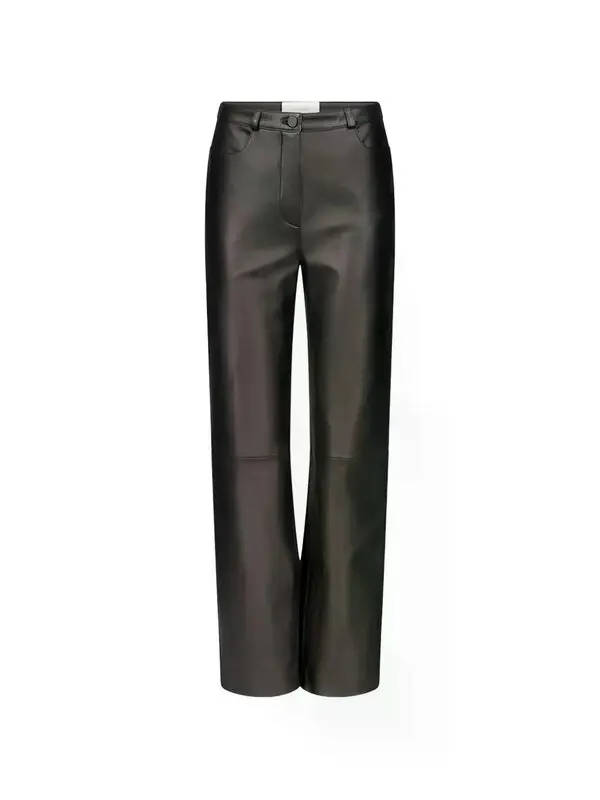 Loulou De Saison Leather Trousers - Black