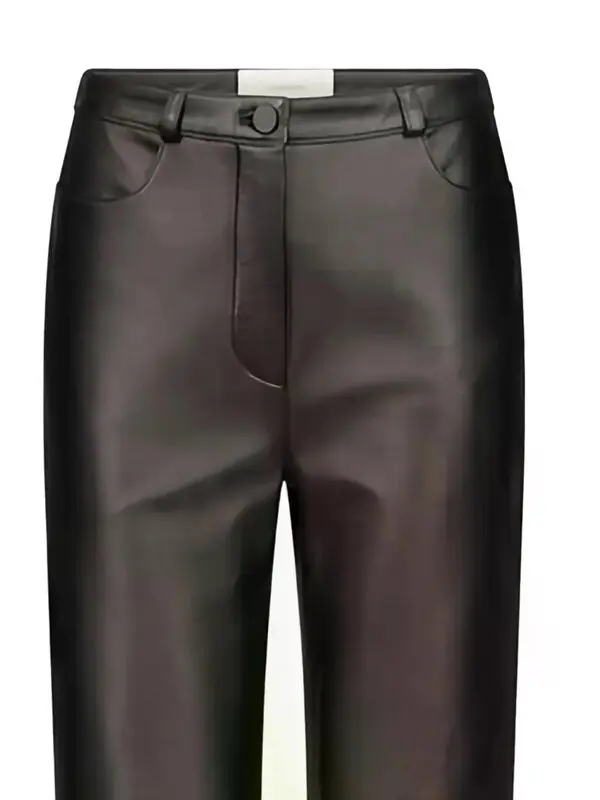 Loulou De Saison Leather Trousers - Black