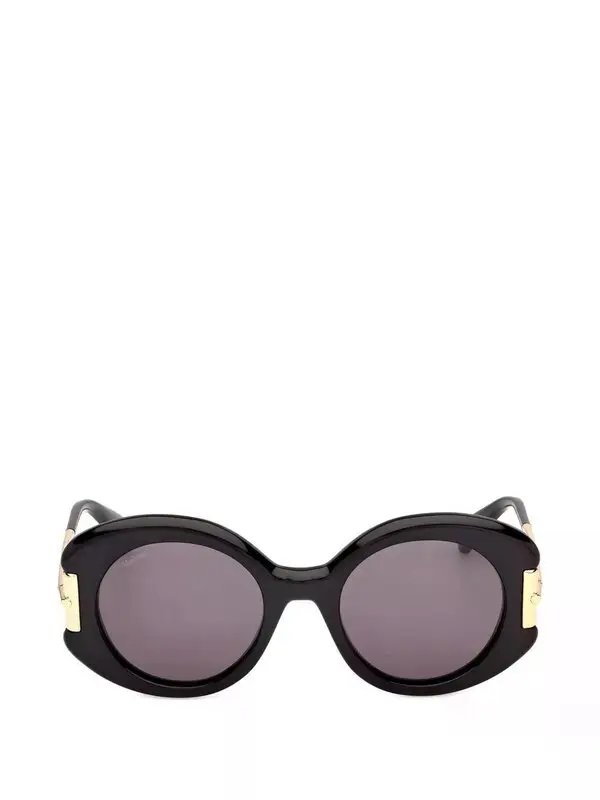 Max Mara Round-frame Sunglasses - Black
