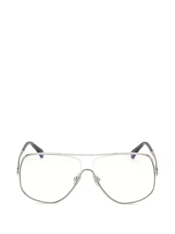 Max Mara Browline Eyeglasses - Silver
