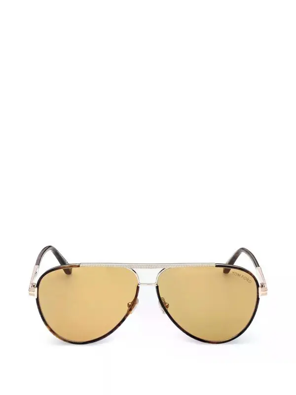 TOM FORD Pilot-frame Sunglasses - Gold