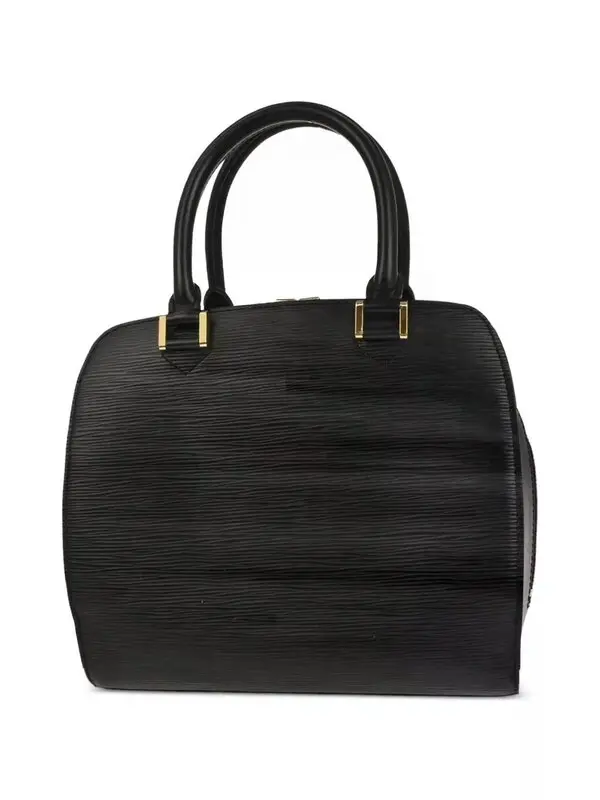 LOUIS VUITTON 1998 Épi Pont Neuf Handbag - Black