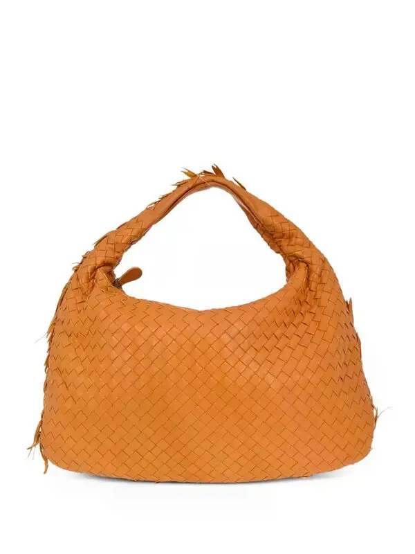 Bottega Veneta 2011 Signature Intrecciato Design Tote Bag - Orange