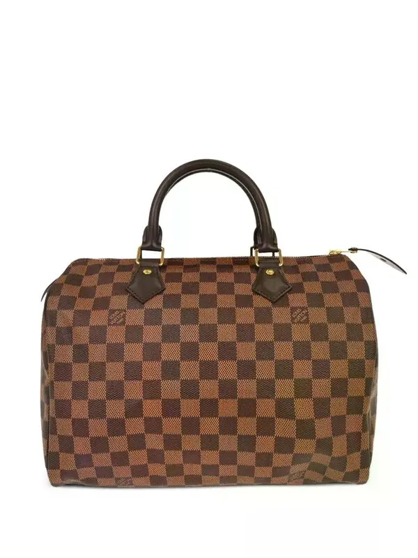 LOUIS VUITTON 2015 Speedy 30 Tote - Brown
