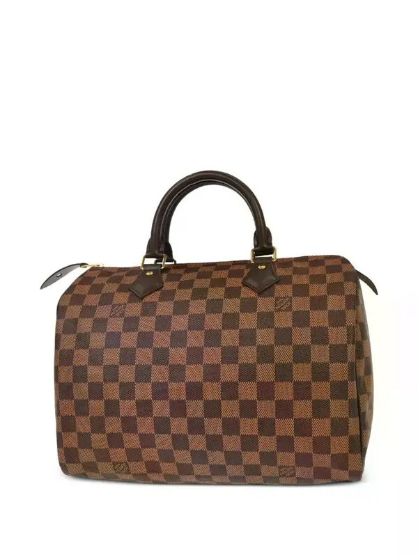 LOUIS VUITTON 2015 Speedy 30 Tote - Brown