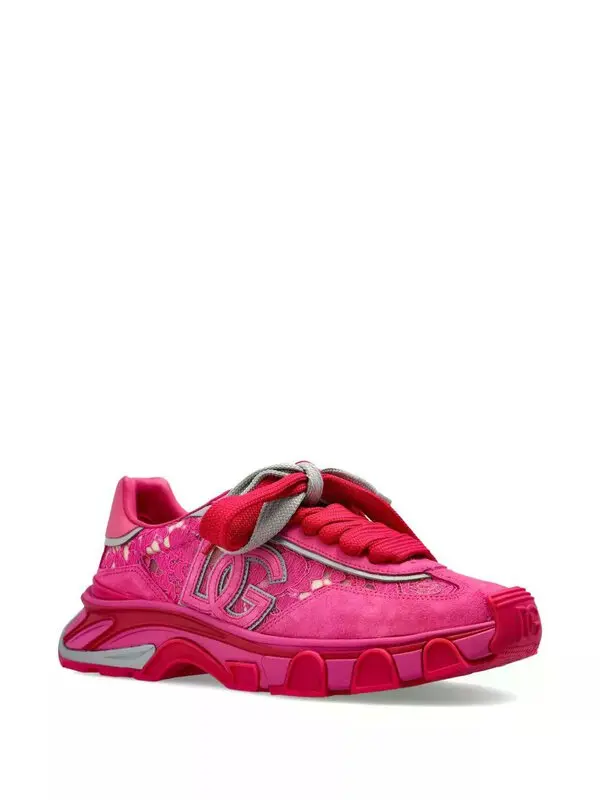 Dolce & Gabbana Country Road Logo Sneakers - Pink