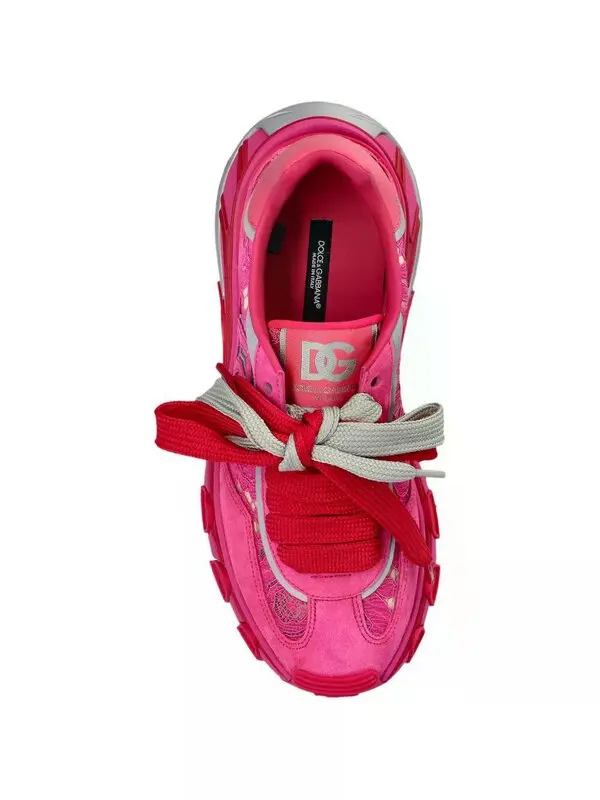 Dolce & Gabbana Country Road Logo Sneakers - Pink
