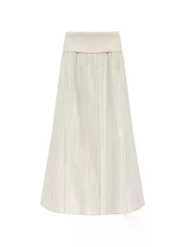 SAMSOE SAMSOE Sathea Striped Maxi Skirt - Neutrals