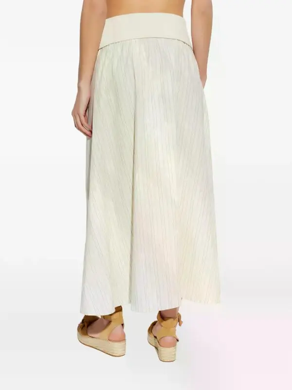SAMSOE SAMSOE Sathea Striped Maxi Skirt - Neutrals