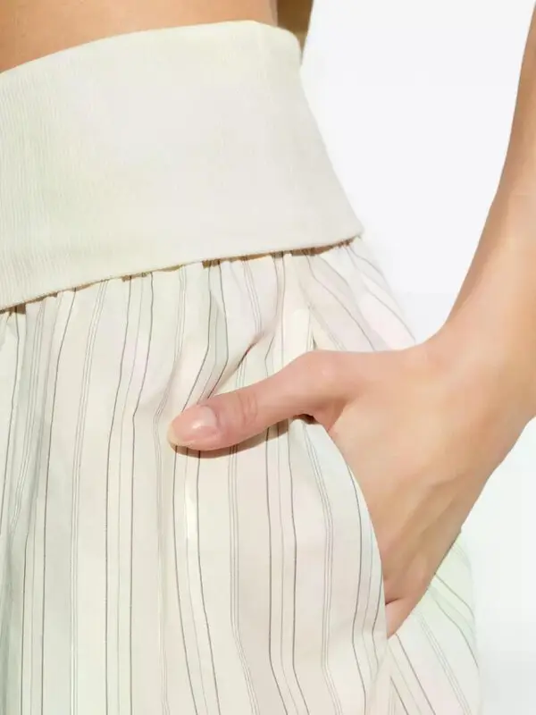 SAMSOE SAMSOE Sathea Striped Maxi Skirt - Neutrals