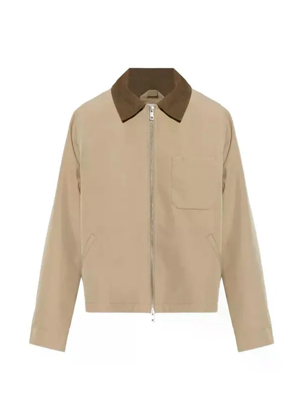SAMSOE SAMSOE Sarobinson Corduroy-collar Jacket - Neutrals