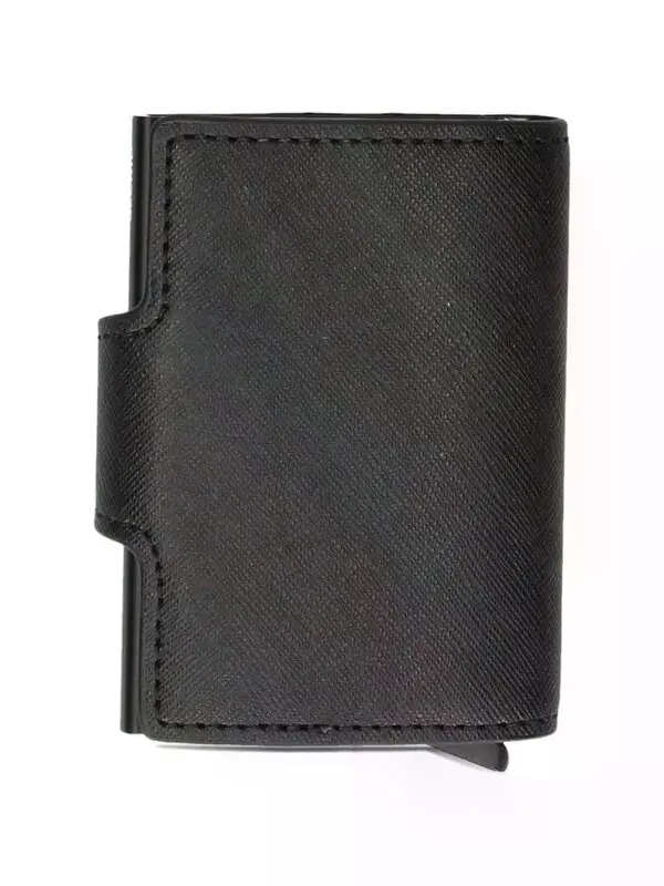 BOSS Snap-button Leather Wallet