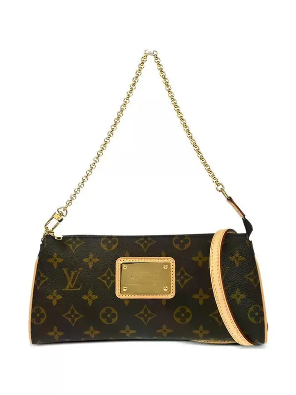 LOUIS VUITTON 2006 Monogram Chain Handbag - Brown