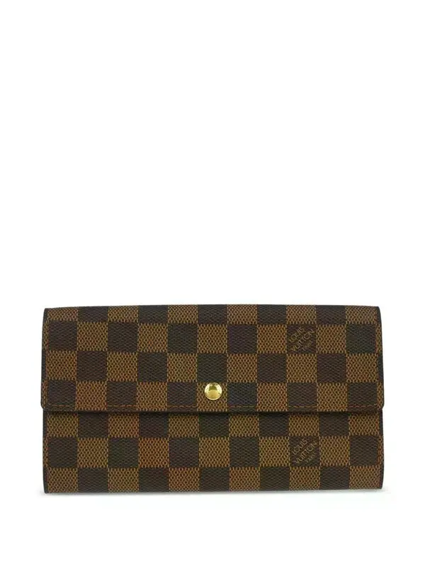 LOUIS VUITTON 2005 Check Wallet