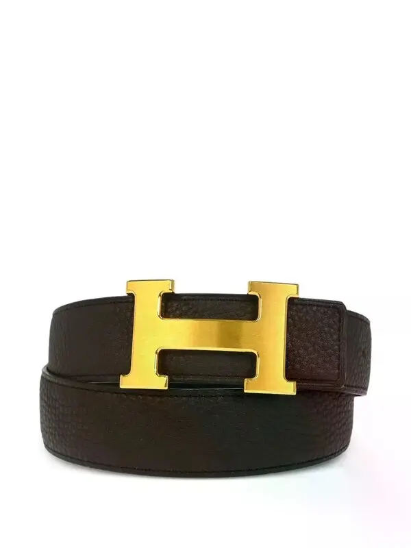 Hermès 2004 Reversible Buckle Belt - Brown