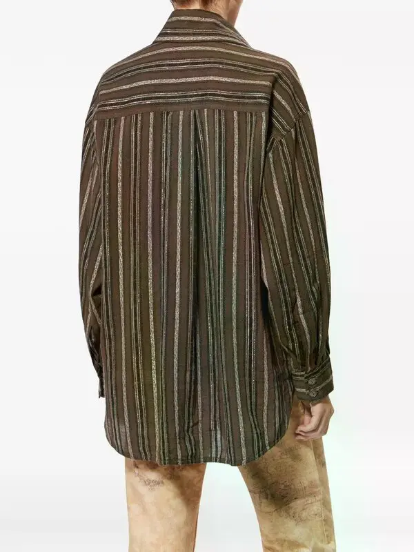 Isabel Marant Chelia Striped Shirt - Brown
