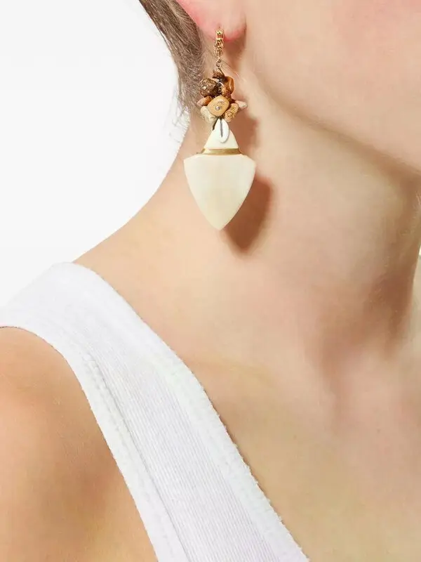 Isabel Marant Étoile Anna Asymmetrical Charm Earrings - Gold