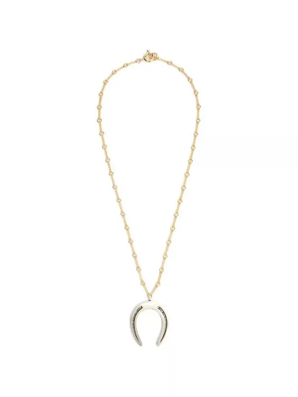 Isabel Marant Byrne Horseshoe-pendant Necklace - Gold