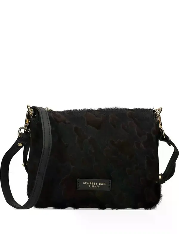 MY BEST BAG FIRENZE Printed Cross Body Bag - Black