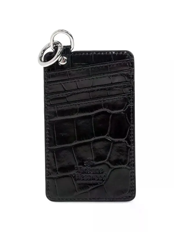 VIVIENNE WESTWOOD Orb-plaque Keyring Cardholder