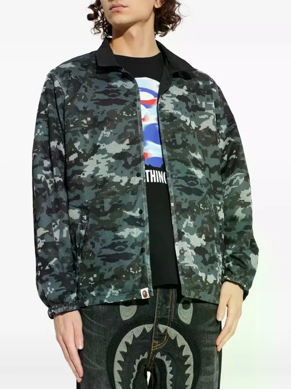 A BATHING APE Camouflage-print Reversible Jacket