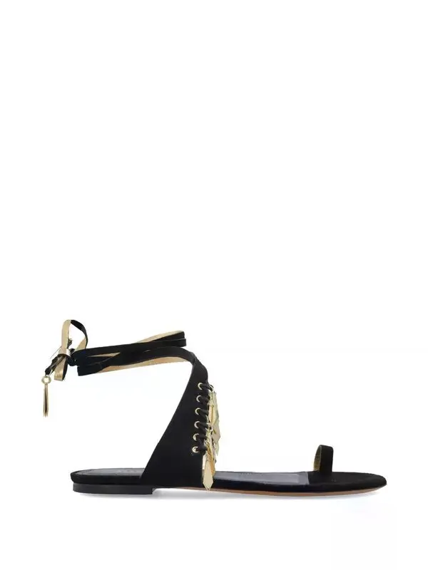 Isabel Marant Dreena Embellished Sandals - Black