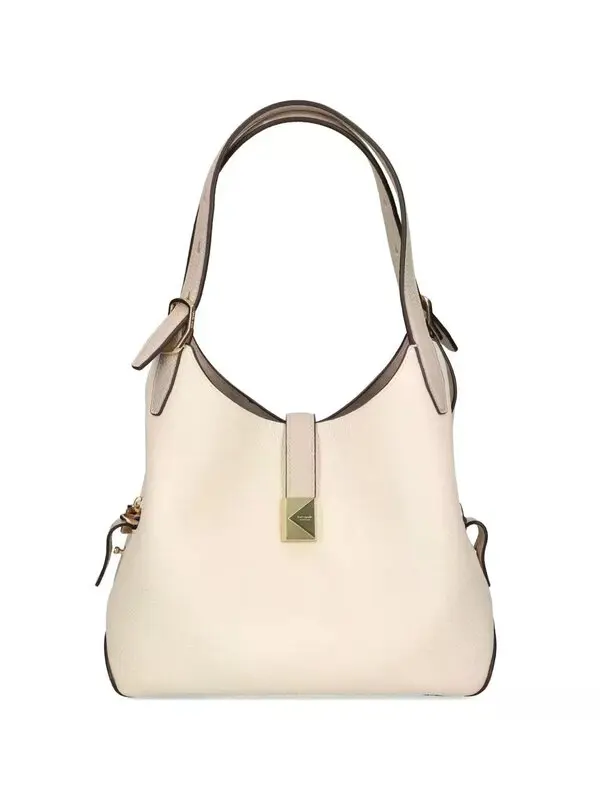 Kate Spade New York Deco Buckle Leather Tote Bag - Neutrals