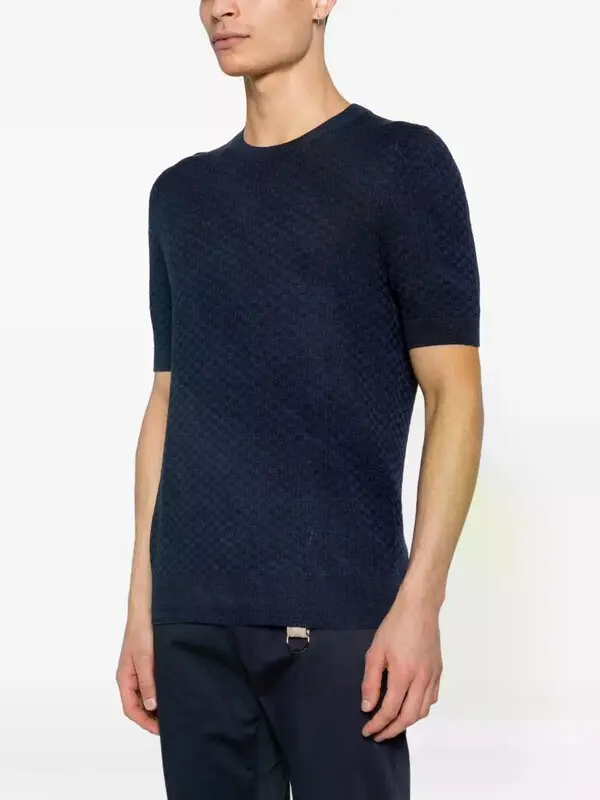 FILERIA Short-sleeve Textured T-shirt