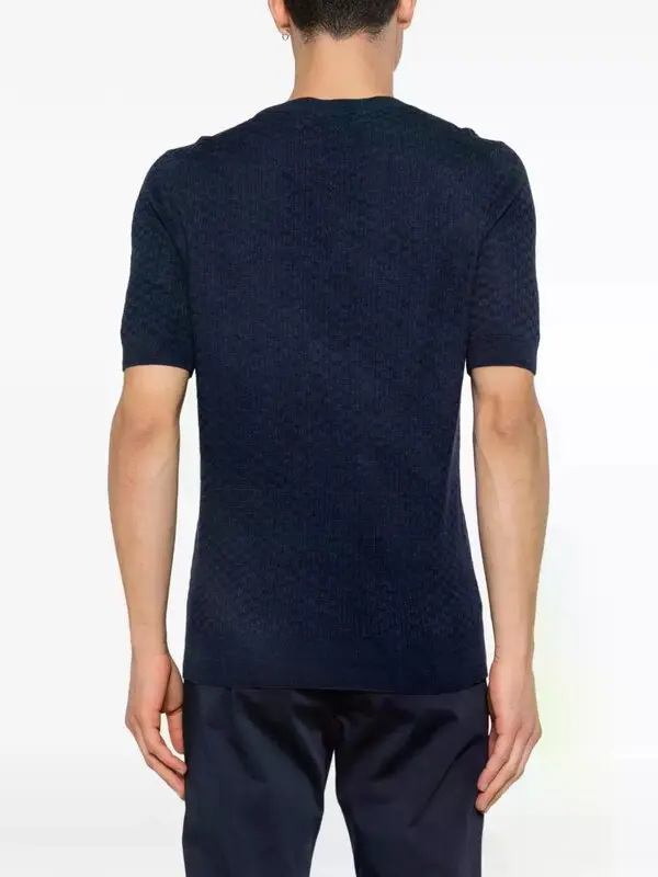 FILERIA Short-sleeve Textured T-shirt