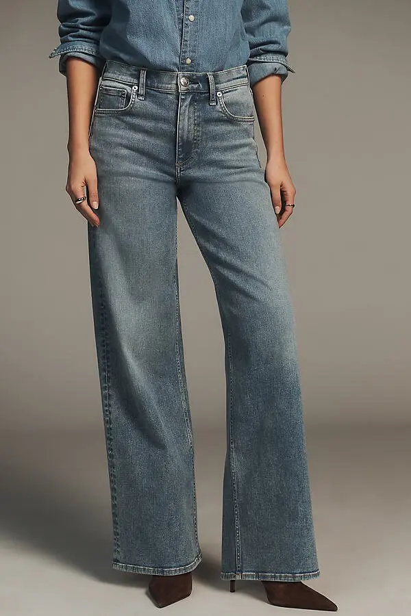 Rag & Bone Flexi Andi High-rise Wide-leg Jeans