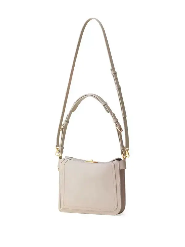 LANVIN Geometric Lock Shoulder Bag