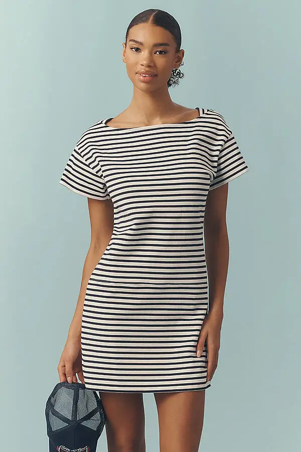 NATION LOS ANGELES Cotton Rosie Mini Dress