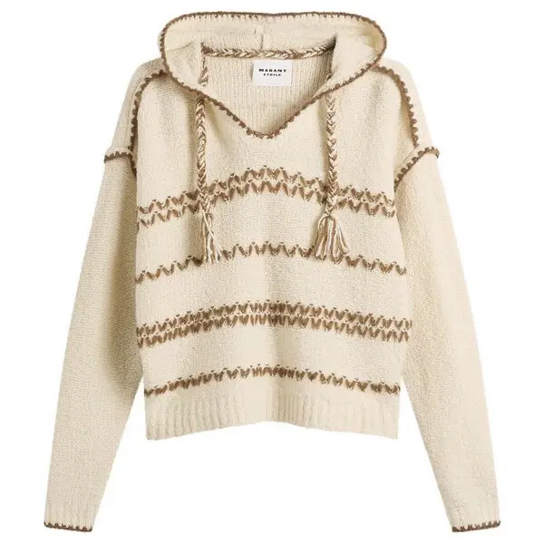 Isabel Marant Romera Jumper - Ecru/bronze
