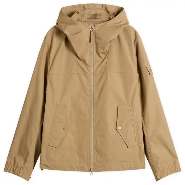 Stone Island Ghost Cotton Canvas Hooded Jacket