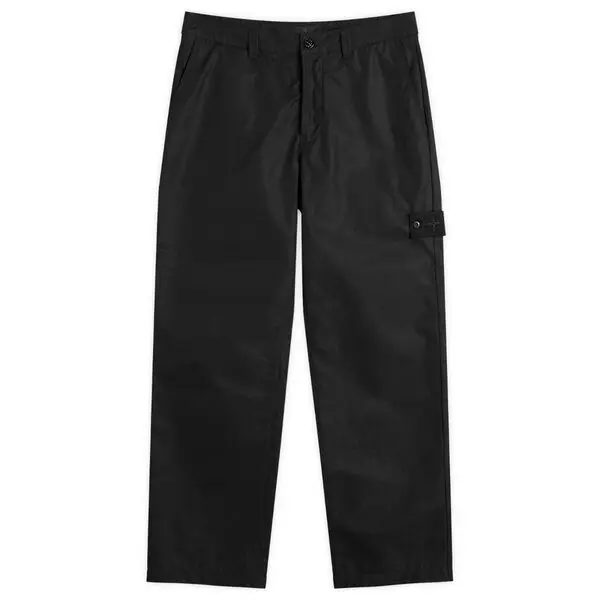 Stone Island Ghost All Weather Cotton Canvas Trousers - Black