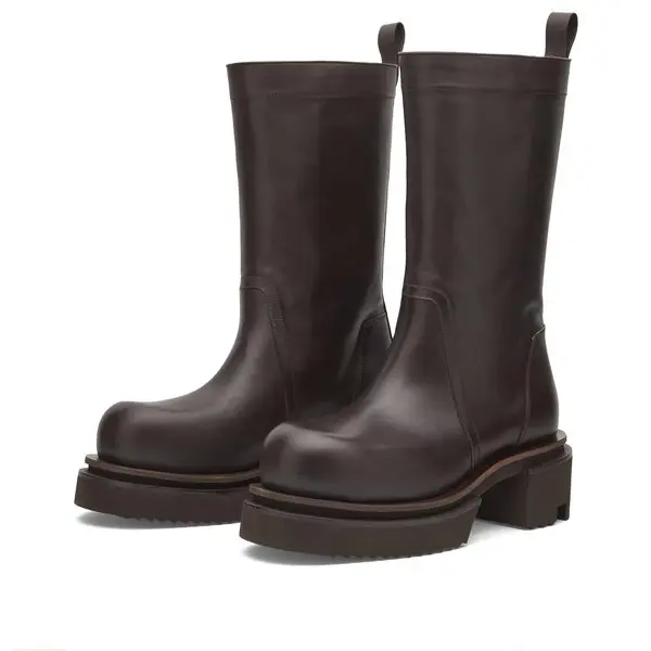 Rick Owens Bogun Calf Boots