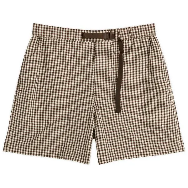 Moncler Check Drawstring Shorts